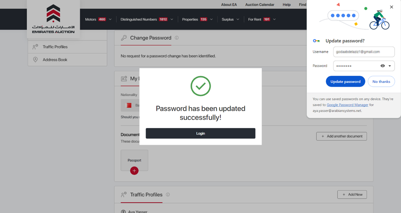 Emirates Auction Steps and Guidelines